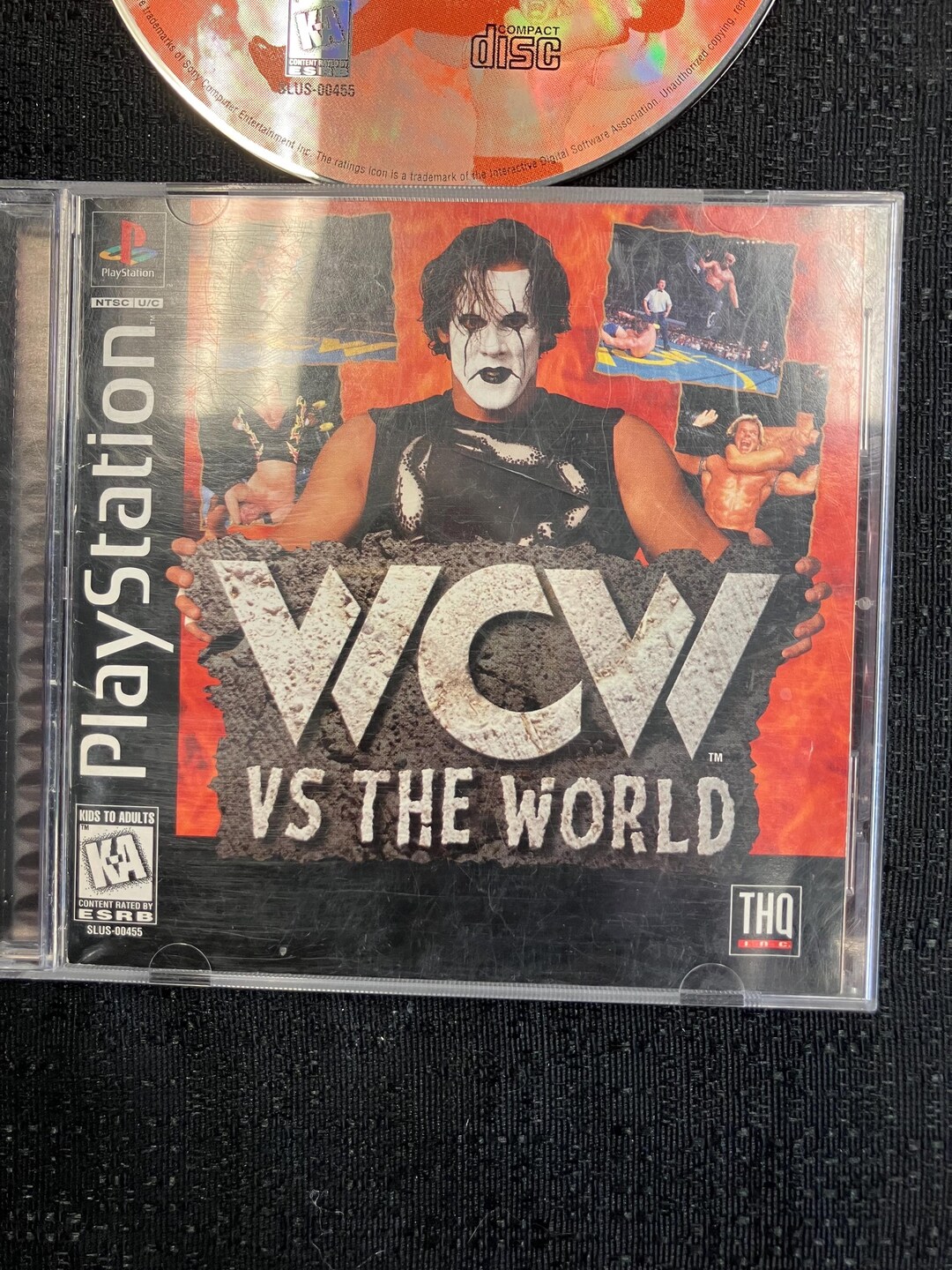 WCW Vs the World Playstation Vintage WCW Video Game GUC World ...
