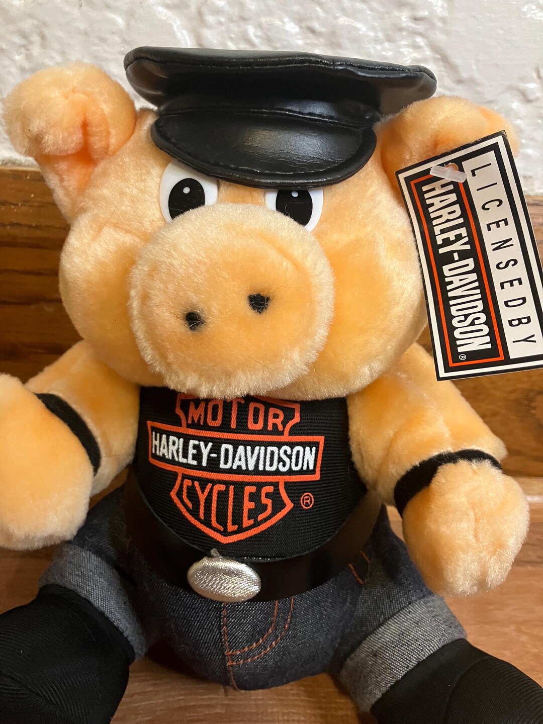 Harley Davidson Plush Pig Hog Vintage New With Tags - Etsy