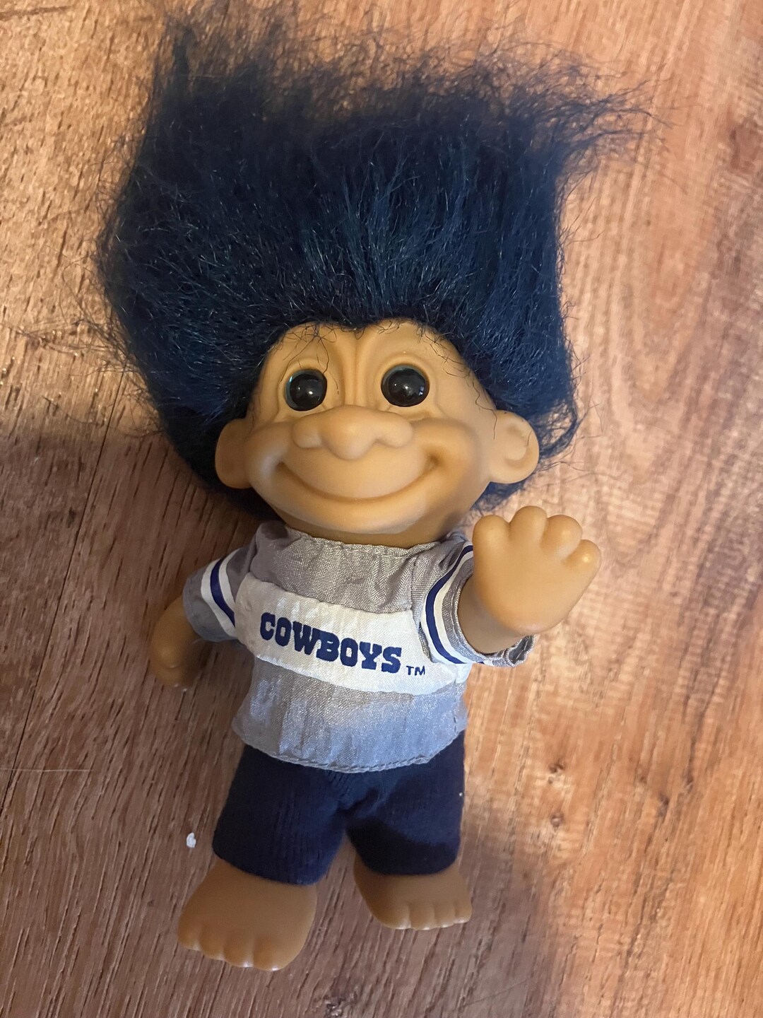 Troll Vintage Dallas Cowboys Team NFL Troll by Russ Blue Hair and Eyes ...