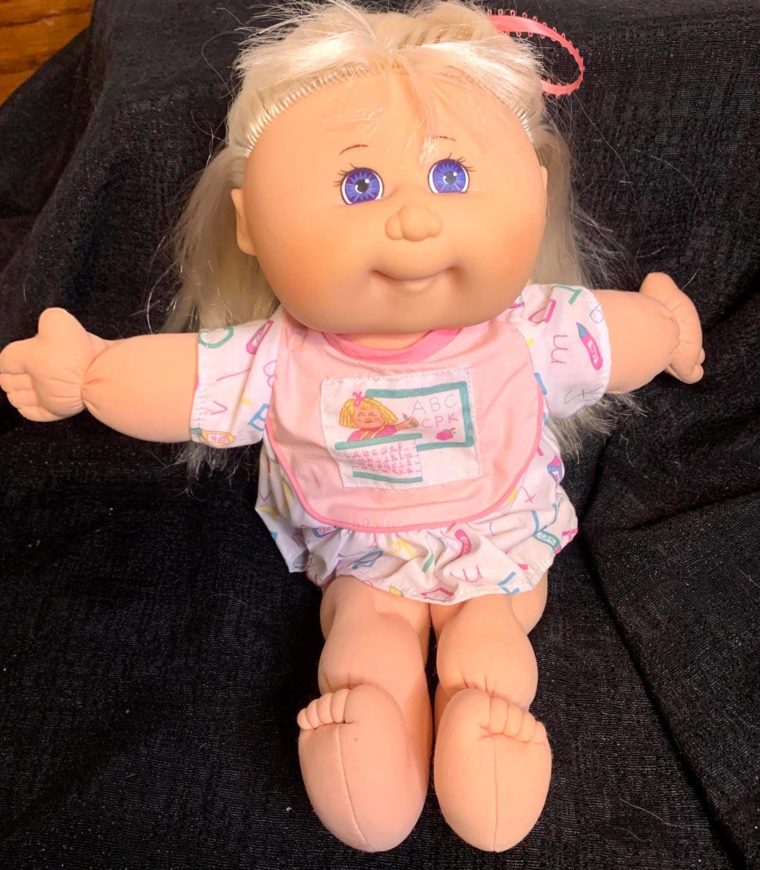 Cabbage Patch Kids Mattel First Edition Blonde Girl Violet Eyes CK #47 ...