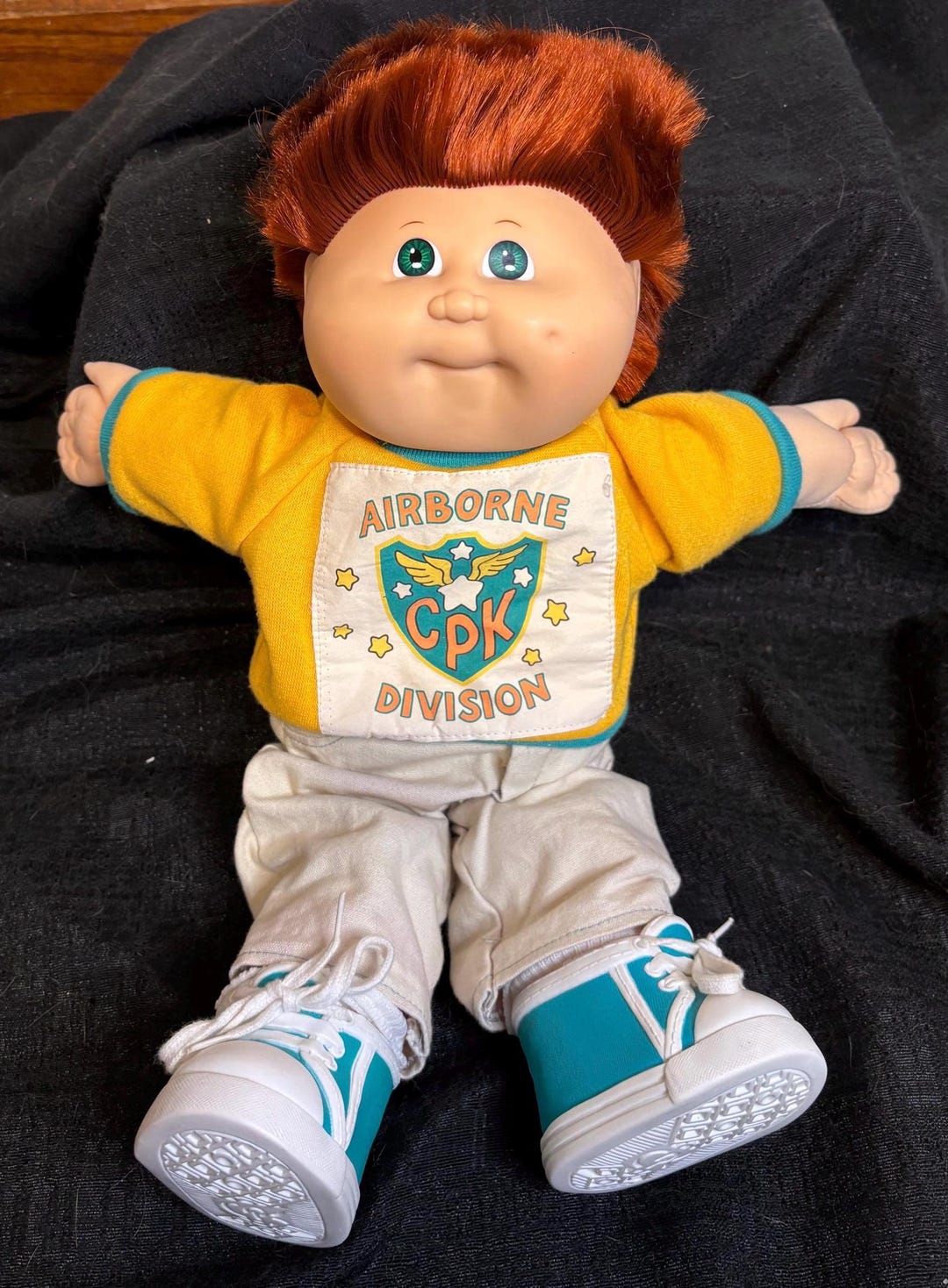 Cabbage Patch Kids Airborne Division Buzzcut Boy Doll HM #3 1989 *SUPER ...