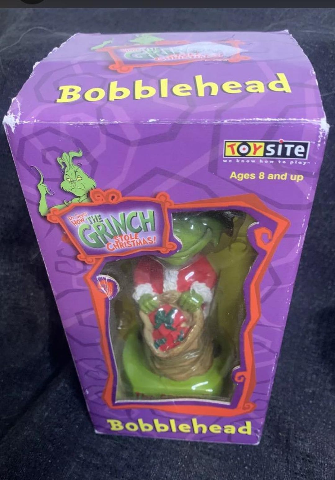 Dr Seuss How the Grinch Stole Christmas Bobblehead NIB - Etsy
