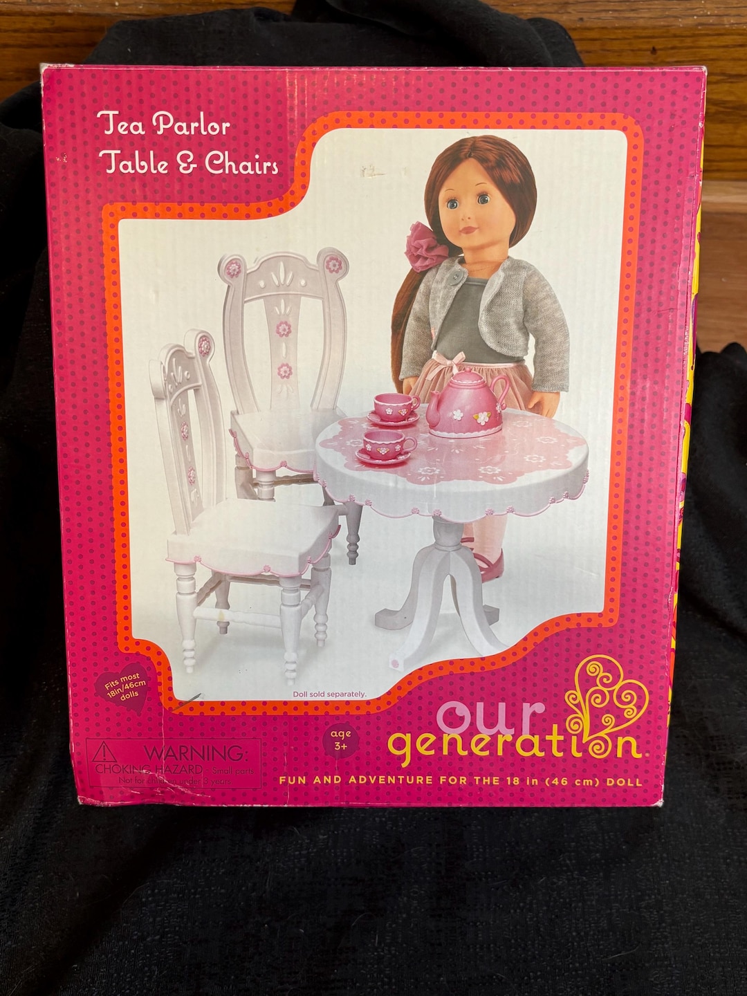 Our Generation Girls Tea Parlor Table and Chair New in Box - Etsy