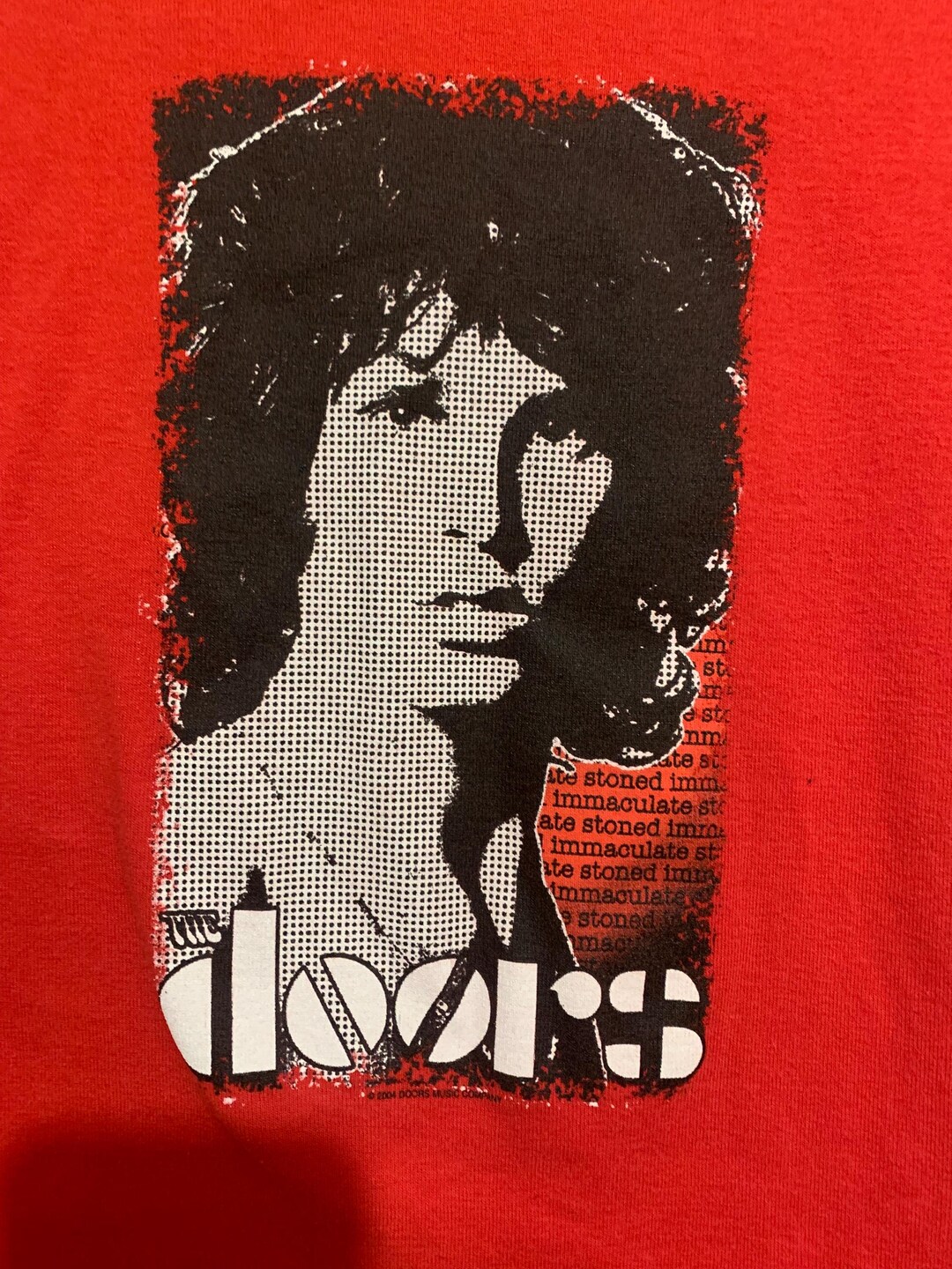 The Doors jim Morrison Red Shirt Ladies Cut by Kavio Size Large - Etsy