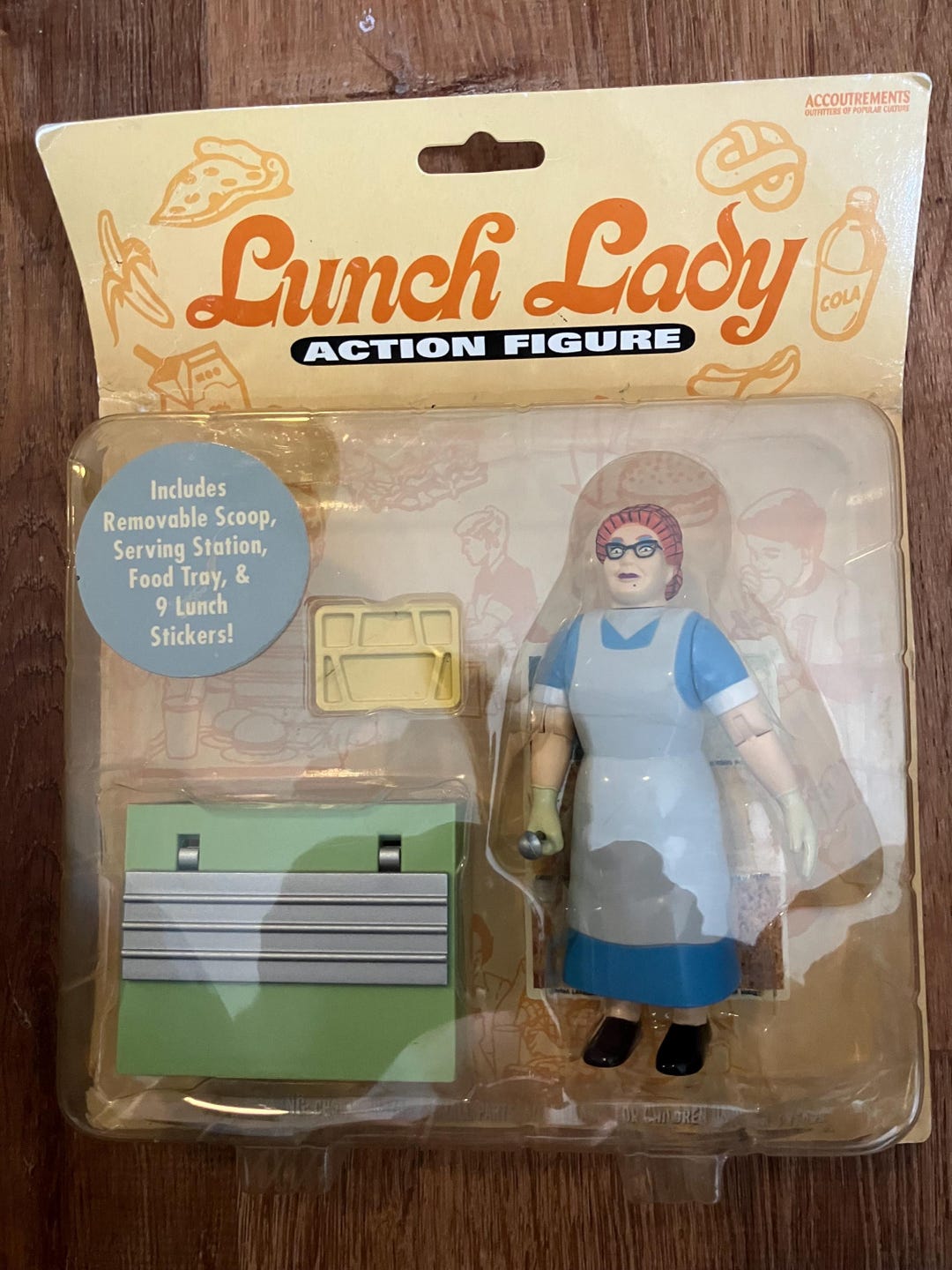 Lunch Lady Action Figure Chris Farley 2006 Accoutrements NIB - Etsy
