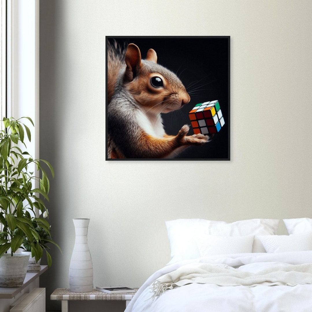 Rubik's Cube Wall Art Rubik's Cube Poster Rubiks Cube Wall Art Rubiks ...