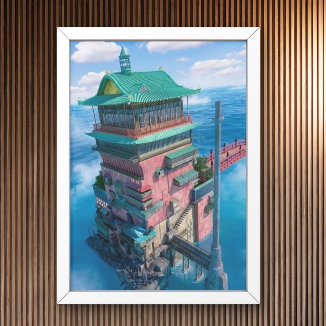 15 Ghibli Scenery Wall Art | Studio Ghibli | Countryside Scenery Sand ...