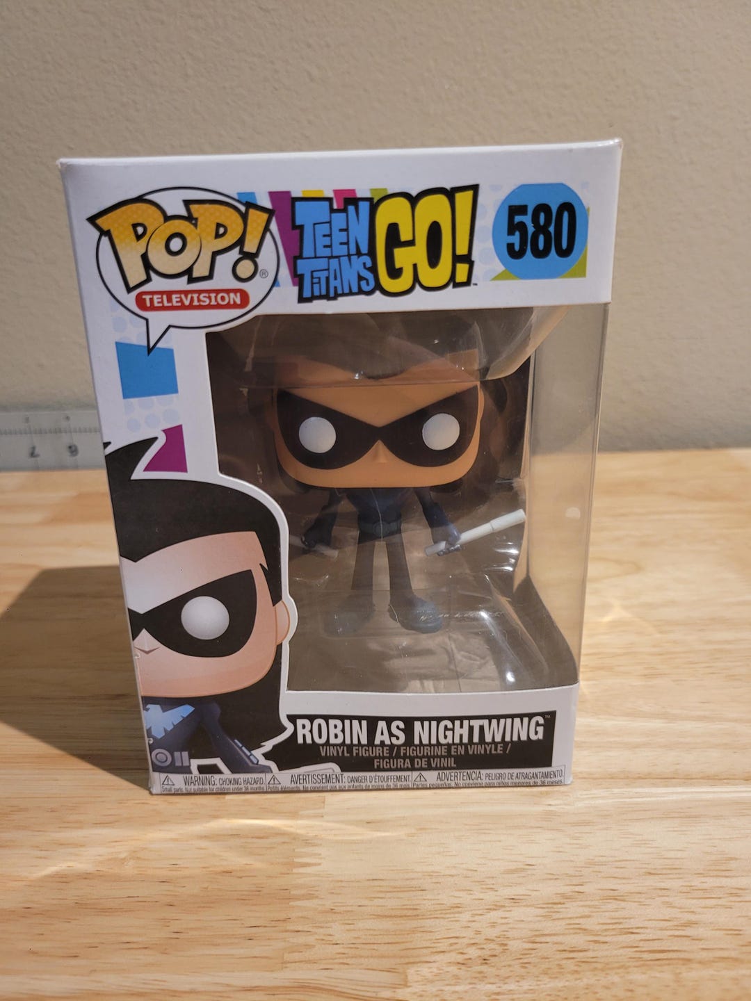 Funko POP! Dc's Teen Titans GO! Robin as Nightwing Vinyl Figure #580 ...