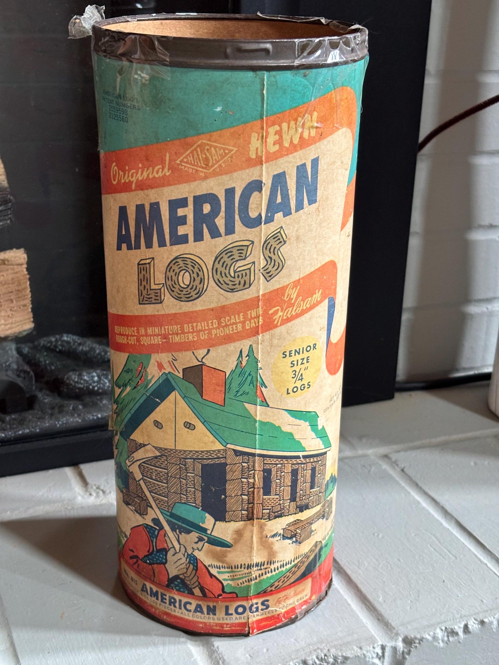 Vintage American Logs by Halsam, Made in the USA - Set #815 - Etsy