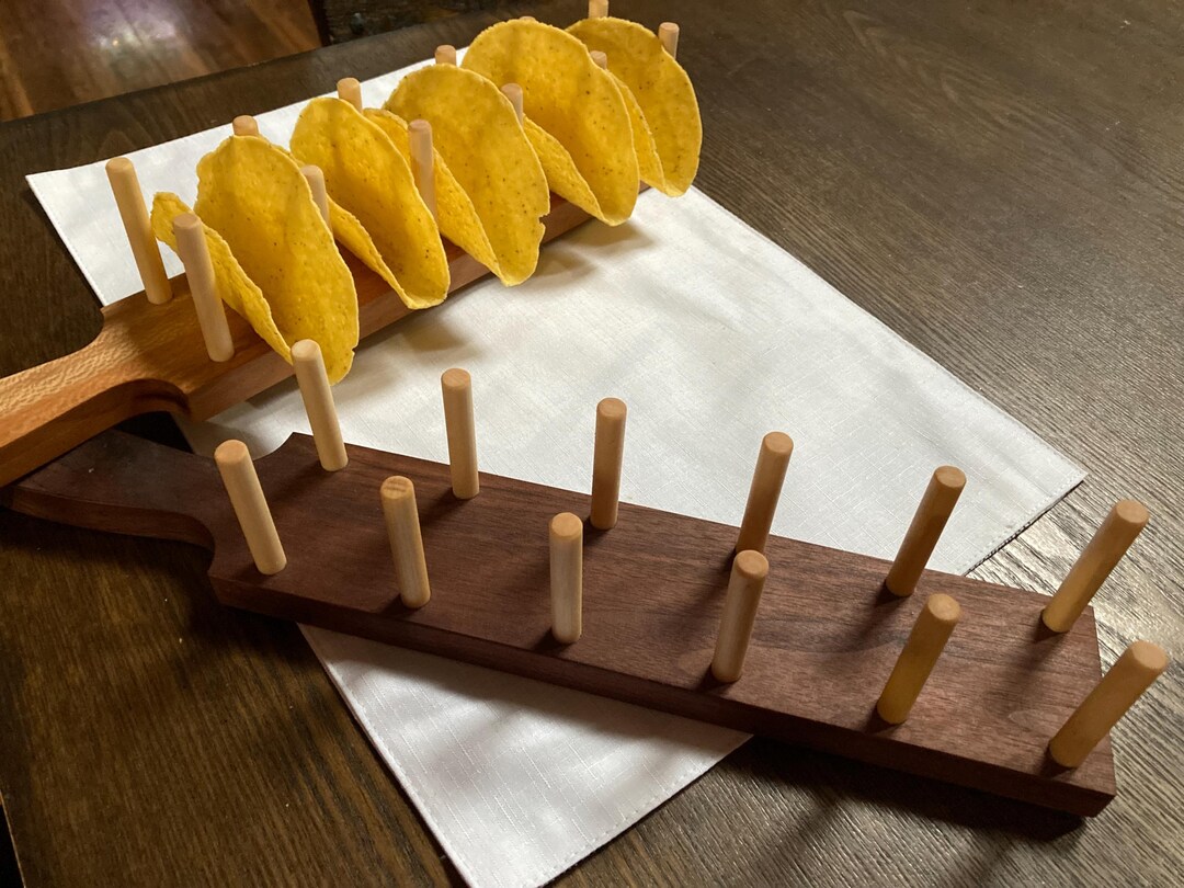 Wooden Taco Holder - Etsy