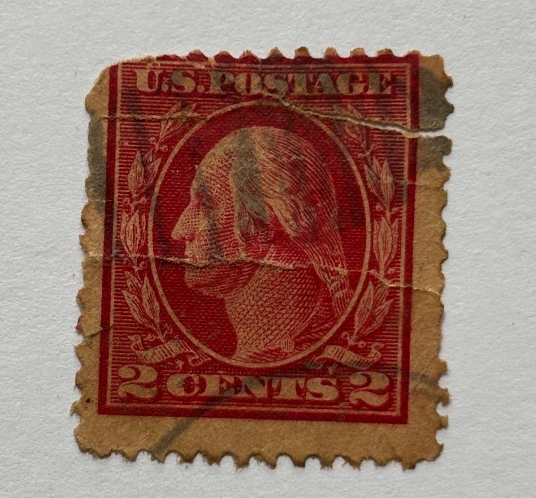 Vintage George Washington 2 Cent U.S. Postage Stamp - Lot of 3 - Etsy