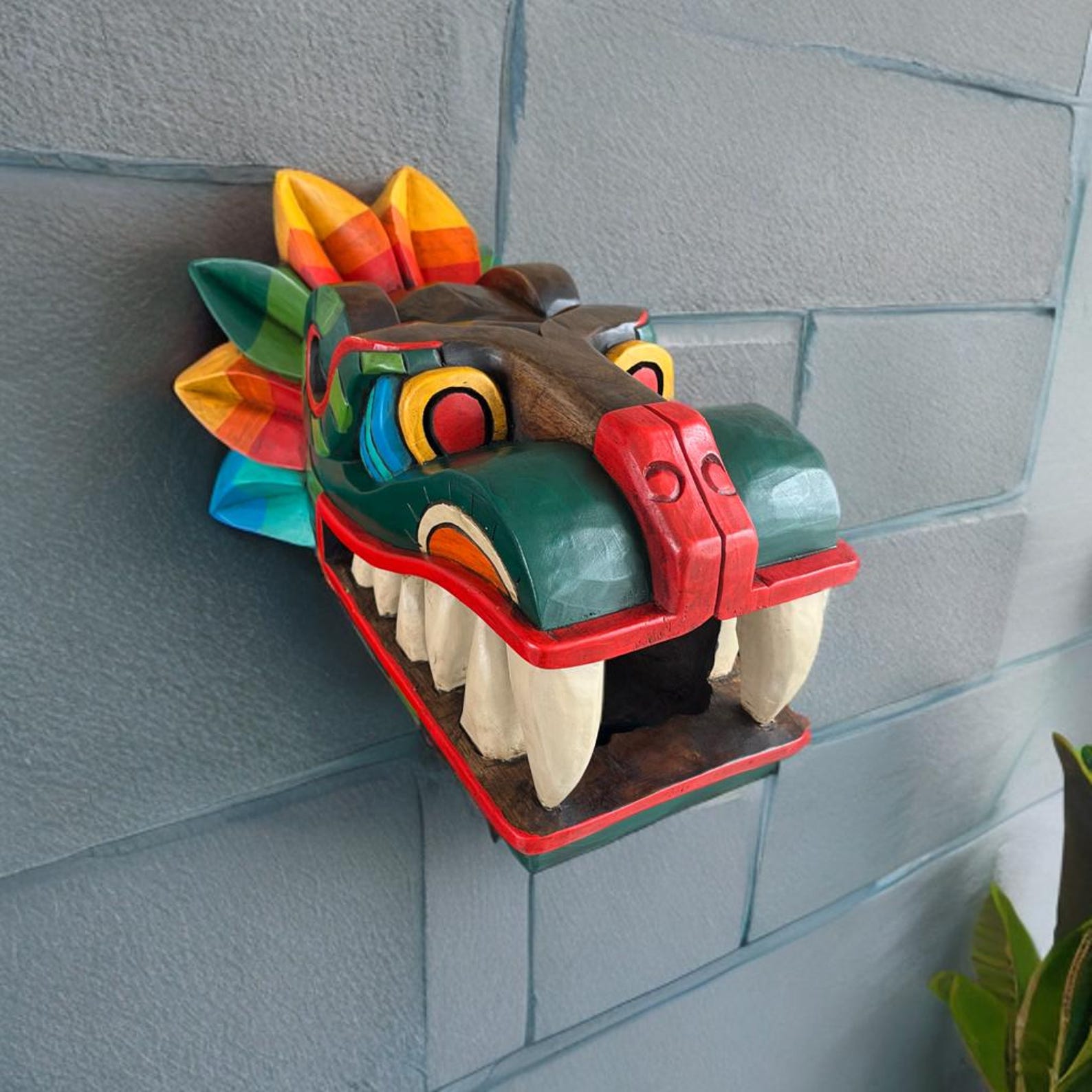 Kukulkan, Mayan Decor, Mexican Culture, Aztec Art - Etsy
