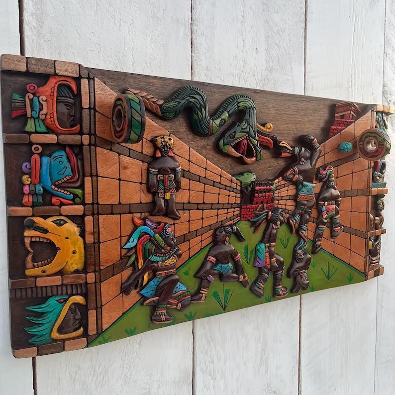 Pok-a-tok Mayan Ball Game. - Etsy