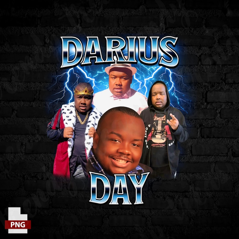 Darius Day Png, Meme Funny Gift Png, Trendy Tee for Fans, Unique ...