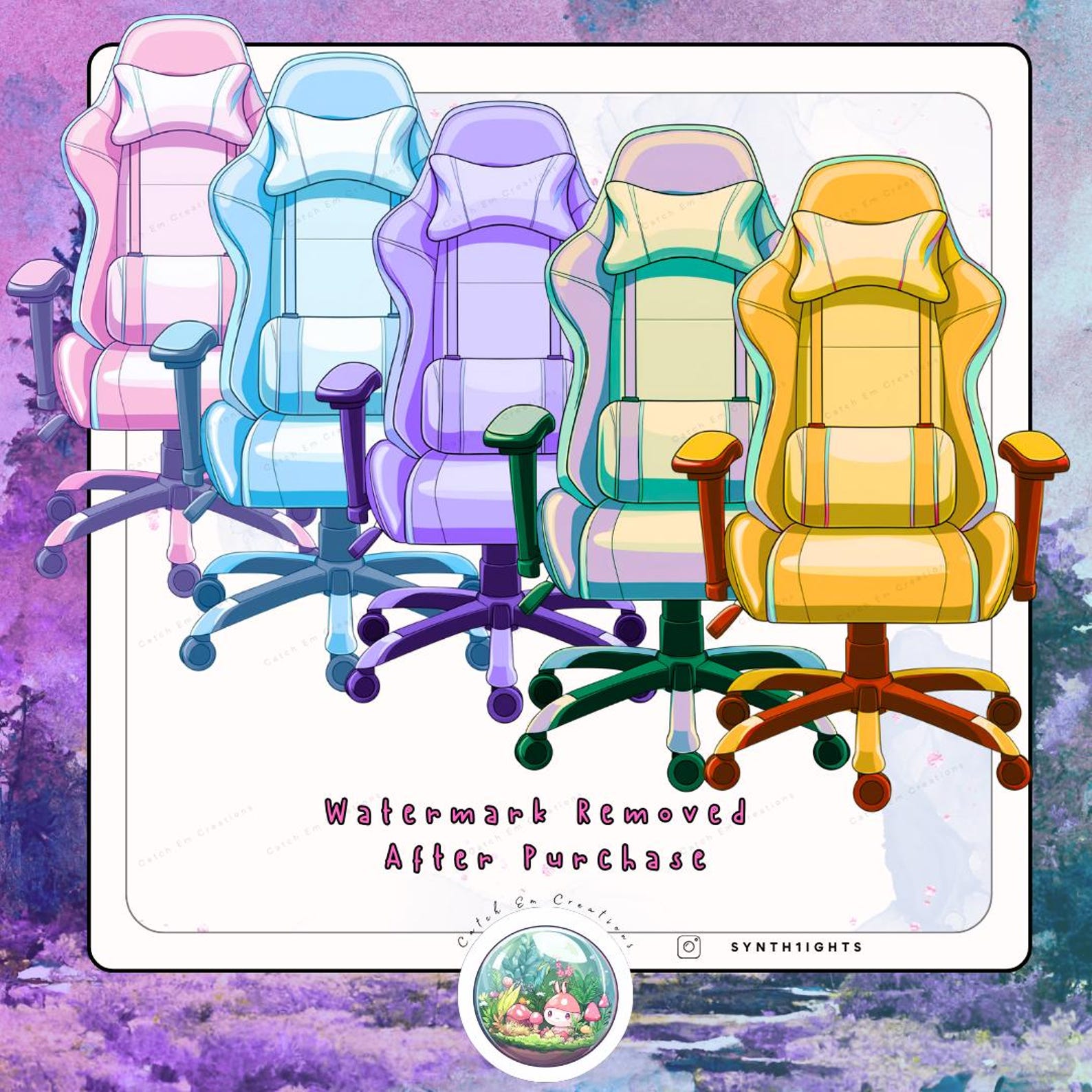 Pngs of Vtuber and Pngtuber Gaming Chairs | Stream & Twitch Decorations ...