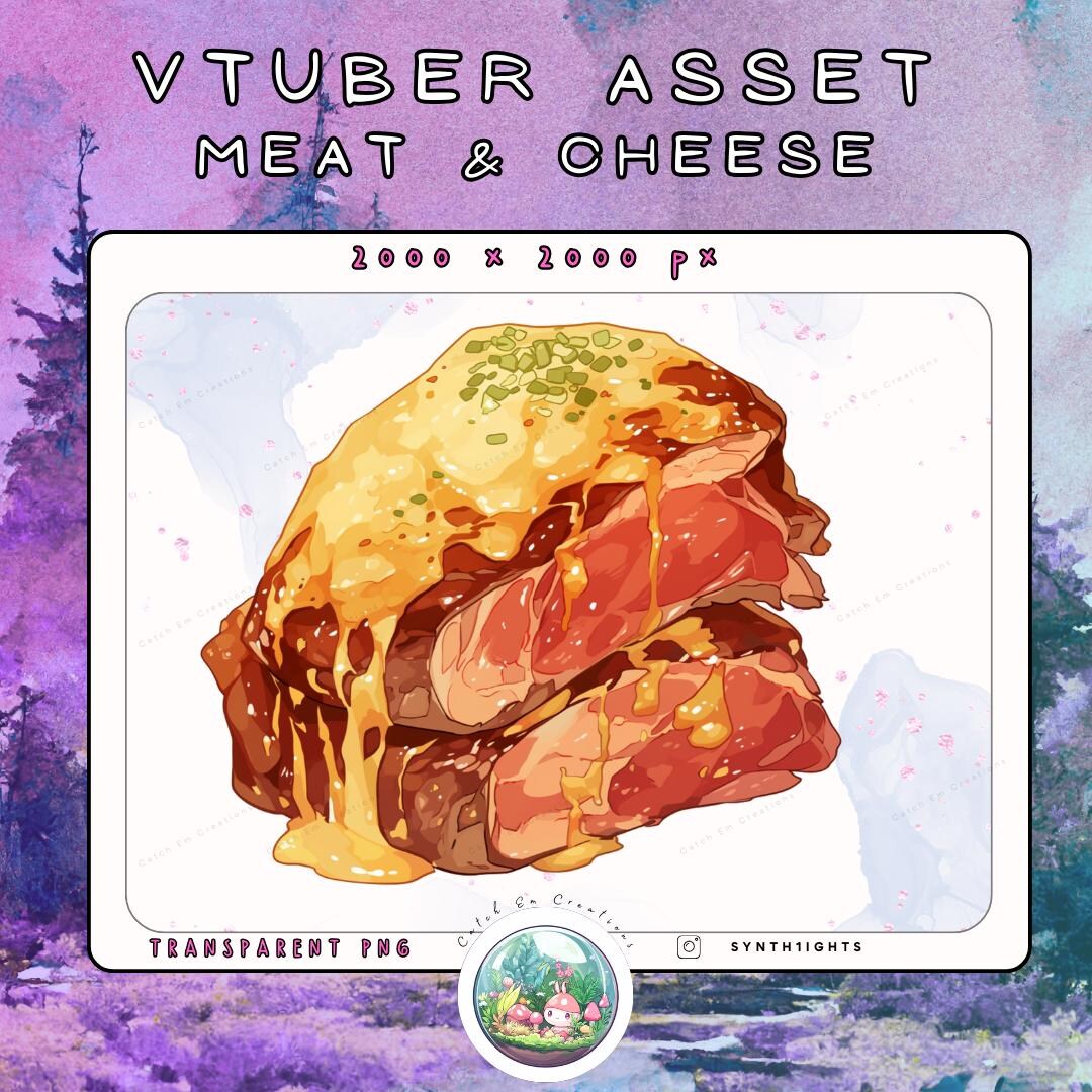 VTUBER Asset | Vtuber / Pngtuber | Monster Hunter Inspired Food ...