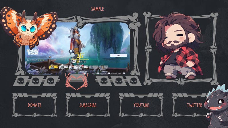 Chibi Mothra Companion PNG | Streaming Static Asset (digital Download ...