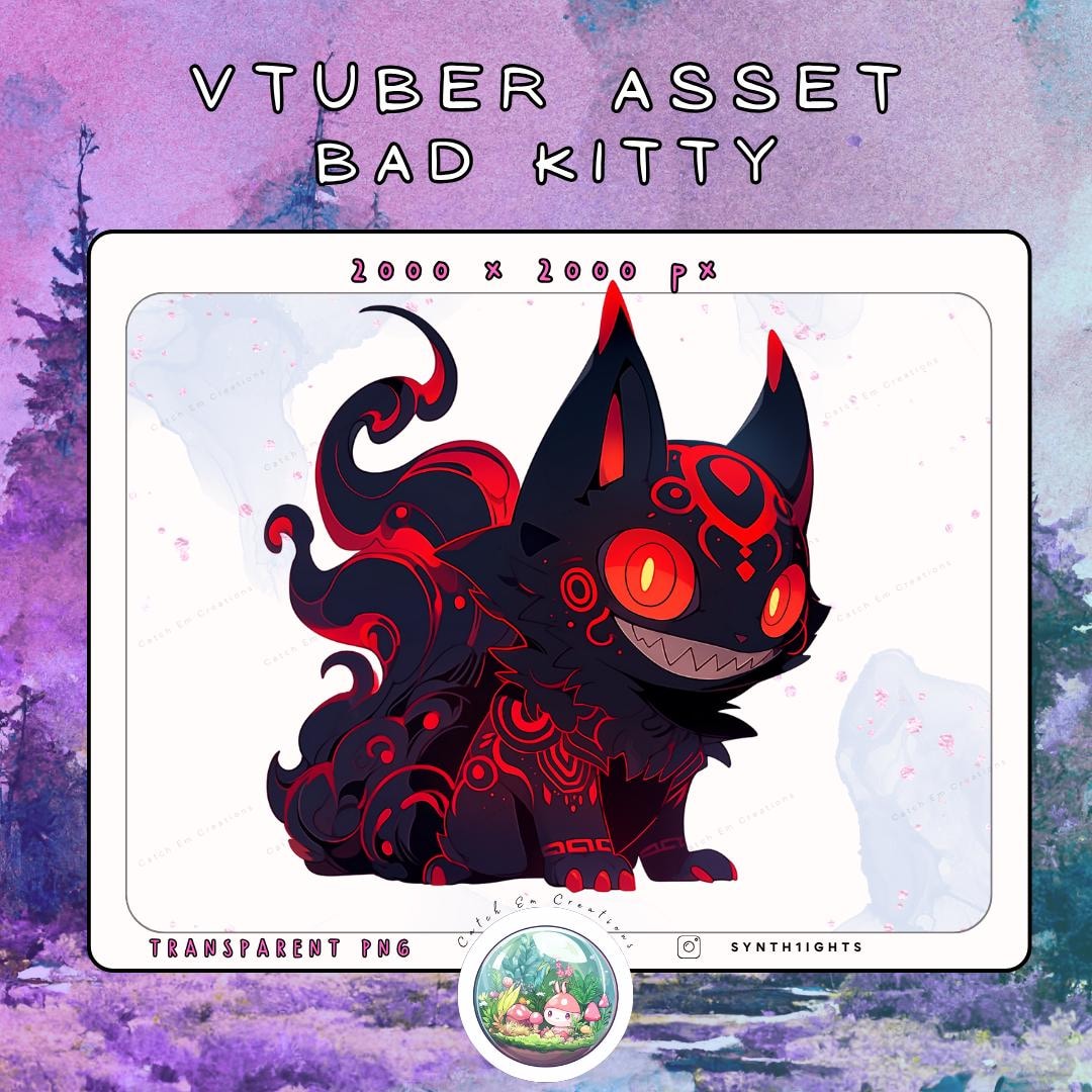 Kawaii Horror Companion PNG | Streaming Static Asset (digital Download ...