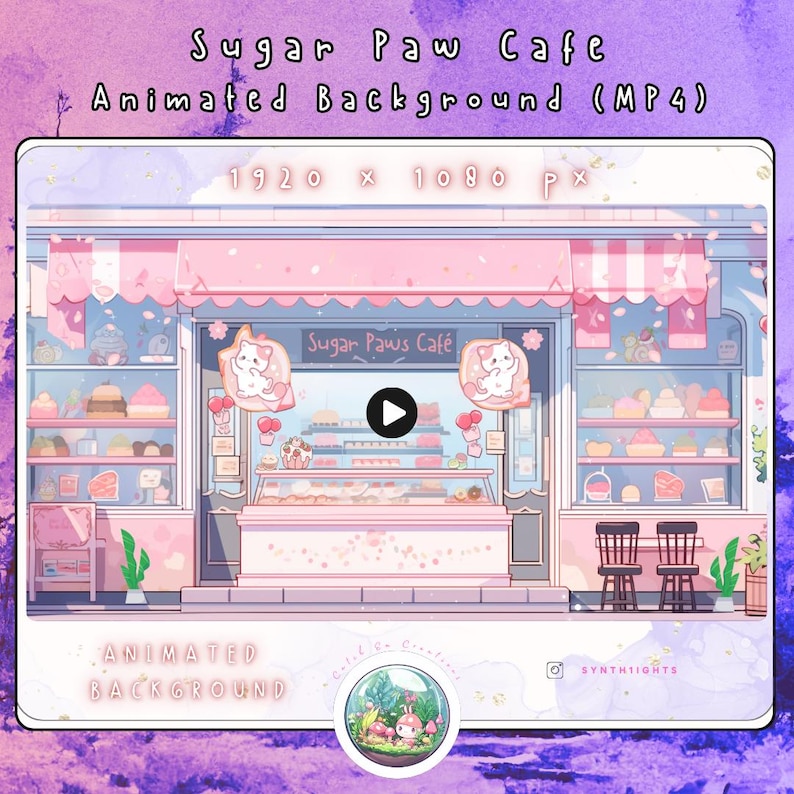 Cat Cafe Pngtuber Starter Pack | Streaming Asset (digital Download) - Etsy