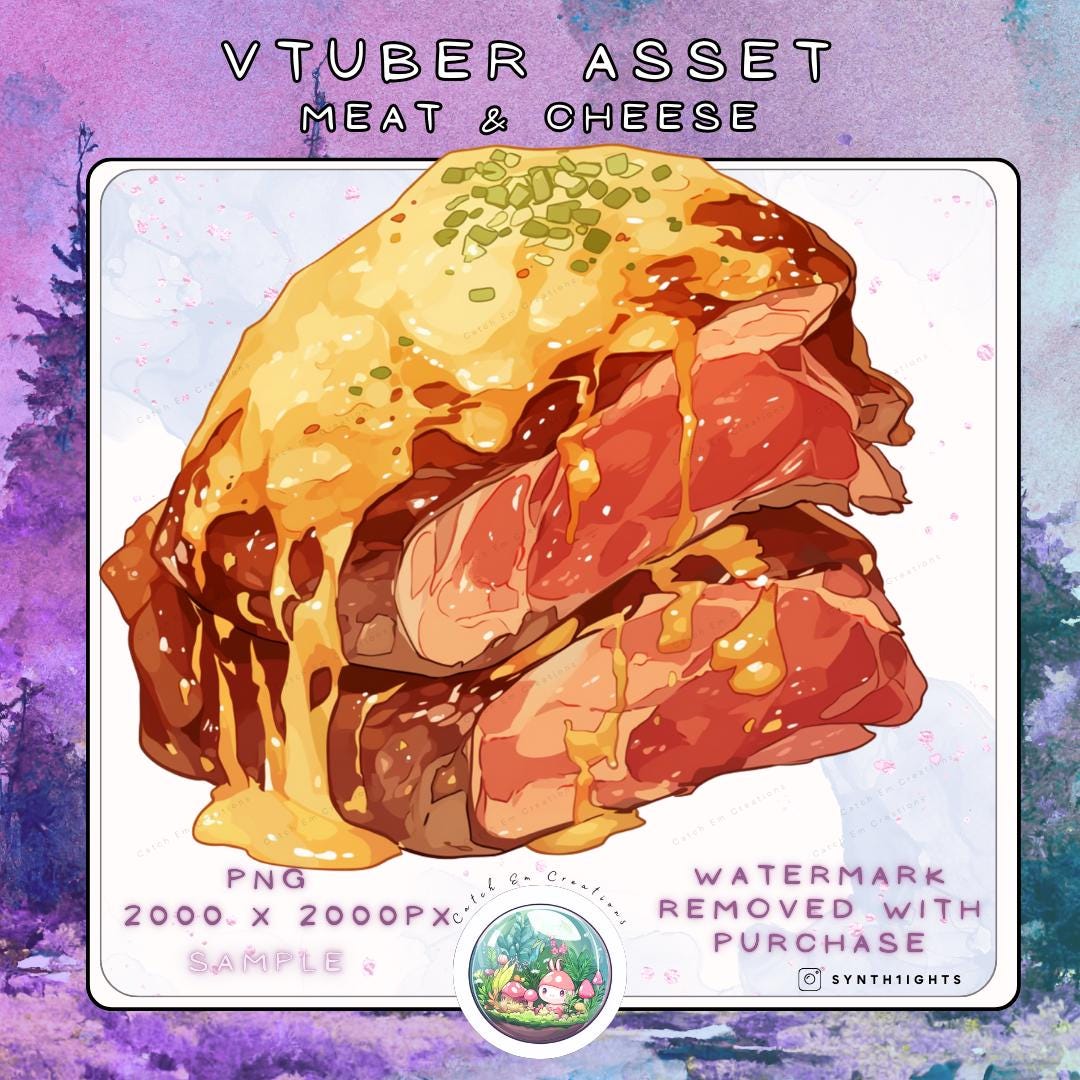 VTUBER Asset | Vtuber / Pngtuber | Monster Hunter Inspired Food ...