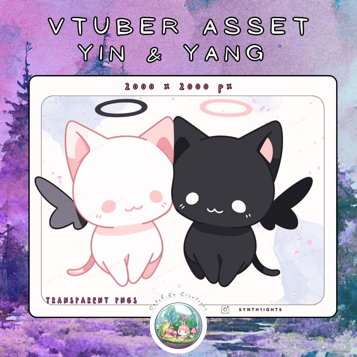 Yin & Yang Companion Pngs | Streaming Static Assets (digital Download ...