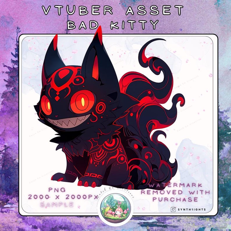 Kawaii Horror Companion PNG | Streaming Static Asset (digital Download ...