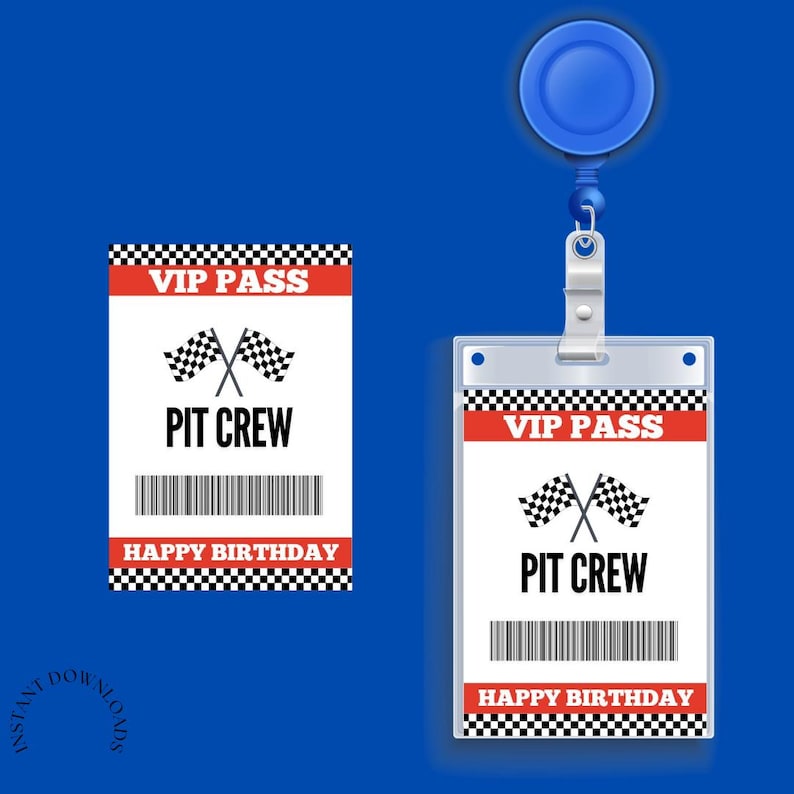Pit Crew Badges - Etsy
