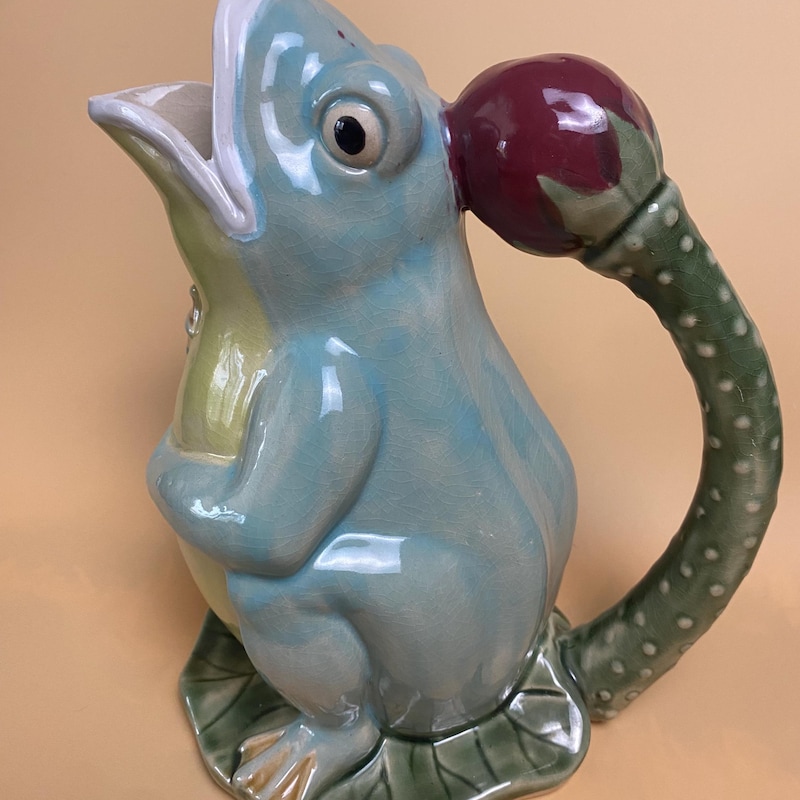Frog Pitcher - Etsy
