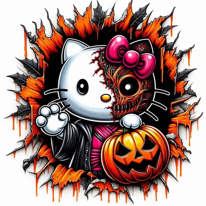 Halloween Horror Face Characters Designs - Etsy