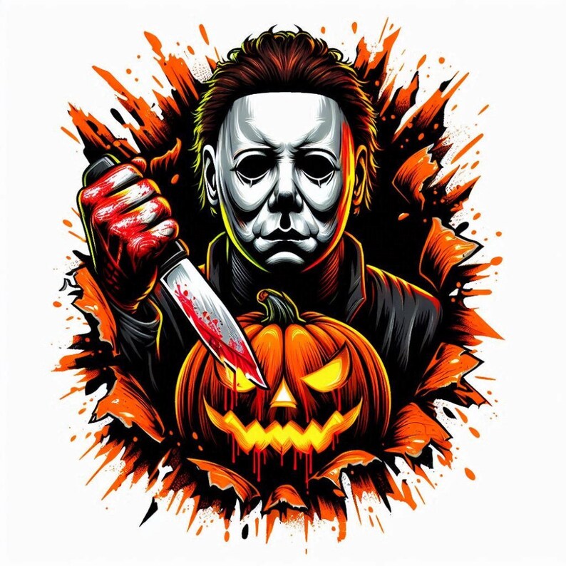 Halloween Horror Face Characters Designs - Etsy
