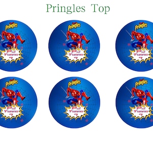 Spider-man Party Favors With Mockup (digital Download Editable in Canva ...