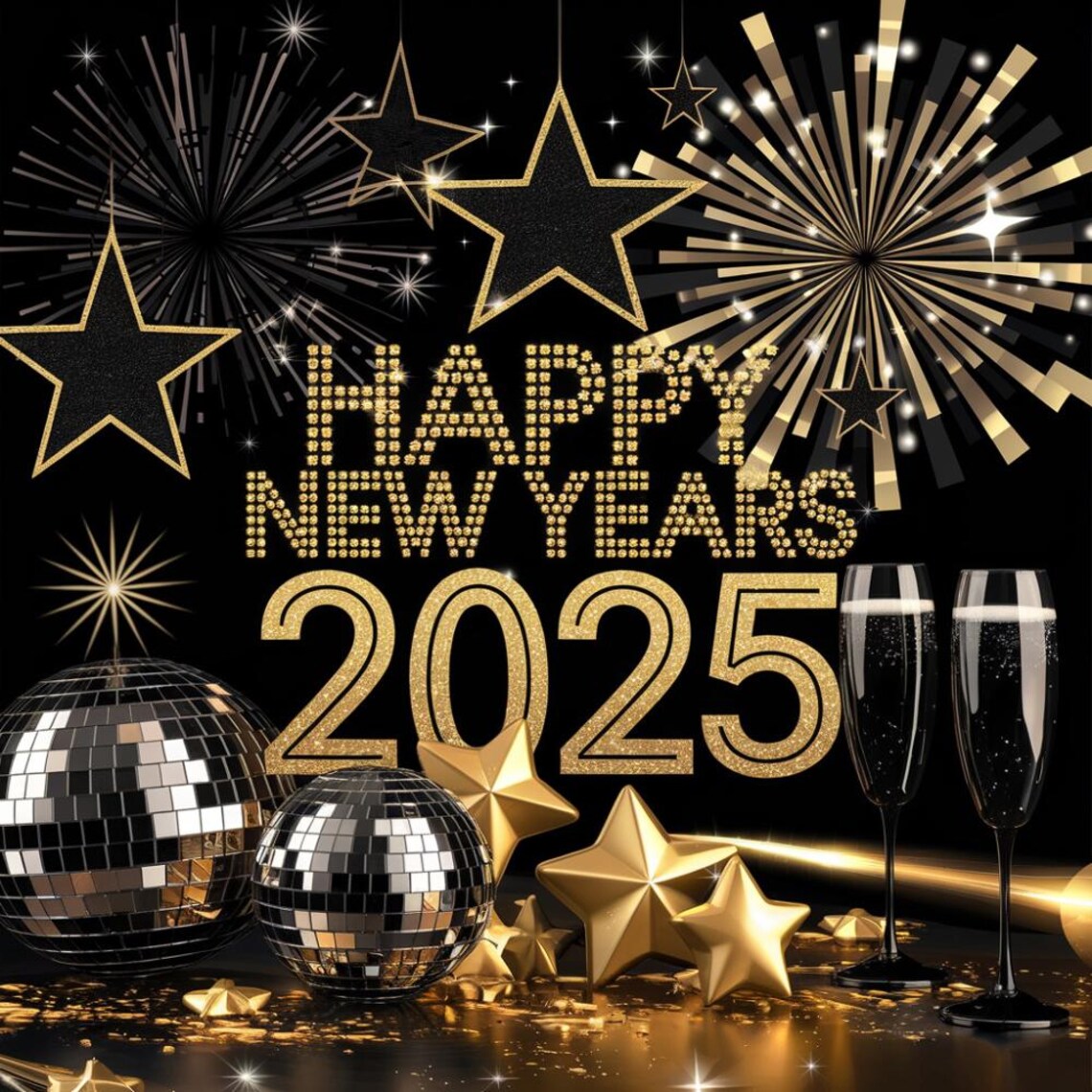 Happy New Years 2025 Designs - Etsy