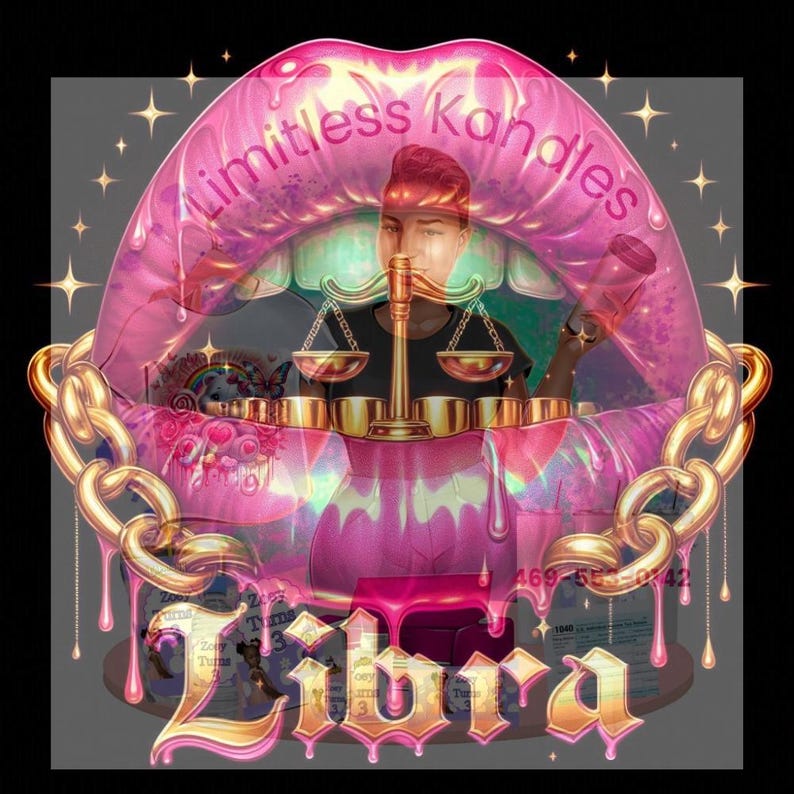 Libra Drip Art - Set of 5 | Bold & Luxurious Zodiac Wall Art - Etsy