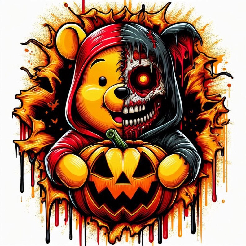Halloween Horror Face Characters Designs - Etsy