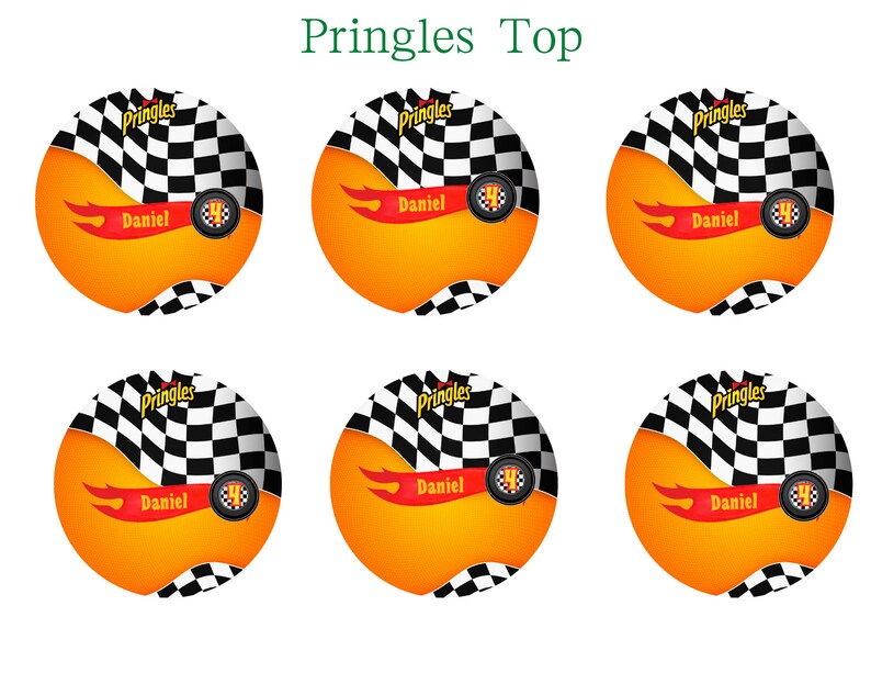 Hot Wheel Party Favor Editable in Canva - Etsy