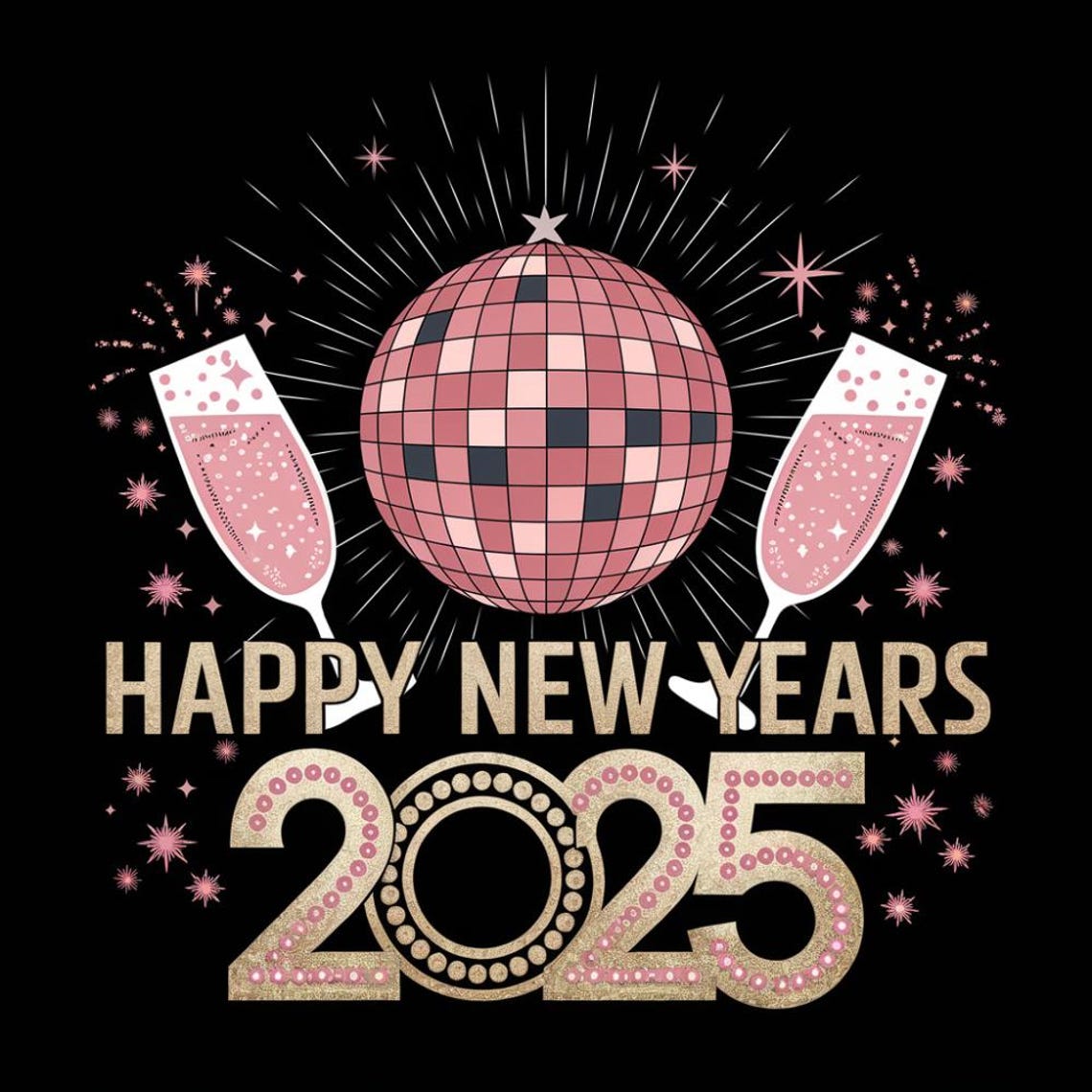 Happy New Years 2025 Designs - Etsy