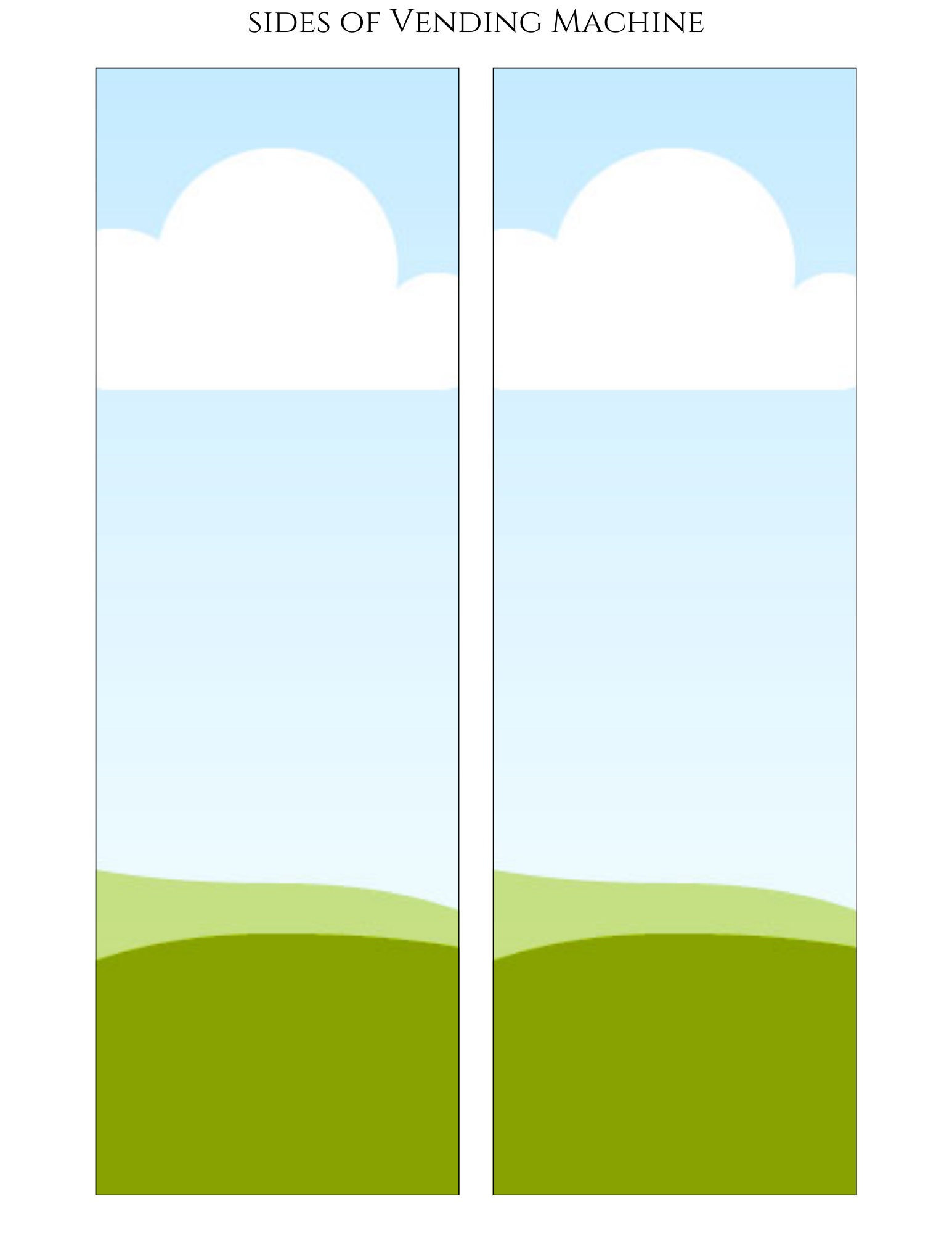 Vending Machine Editable Templates (sizes 8x10, 12x16 and 16x20) - Etsy