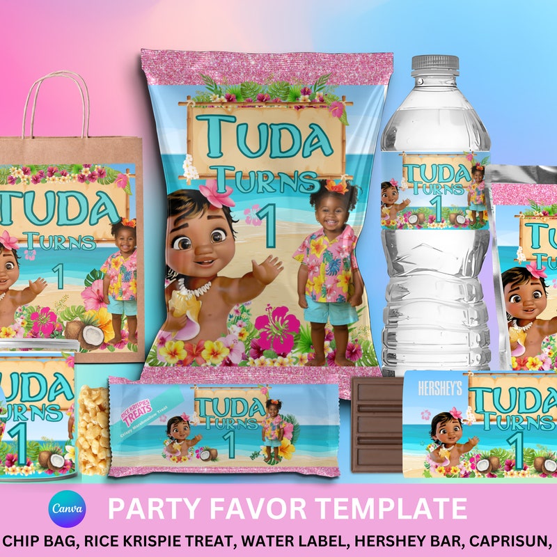 Moana Party Favors - Etsy