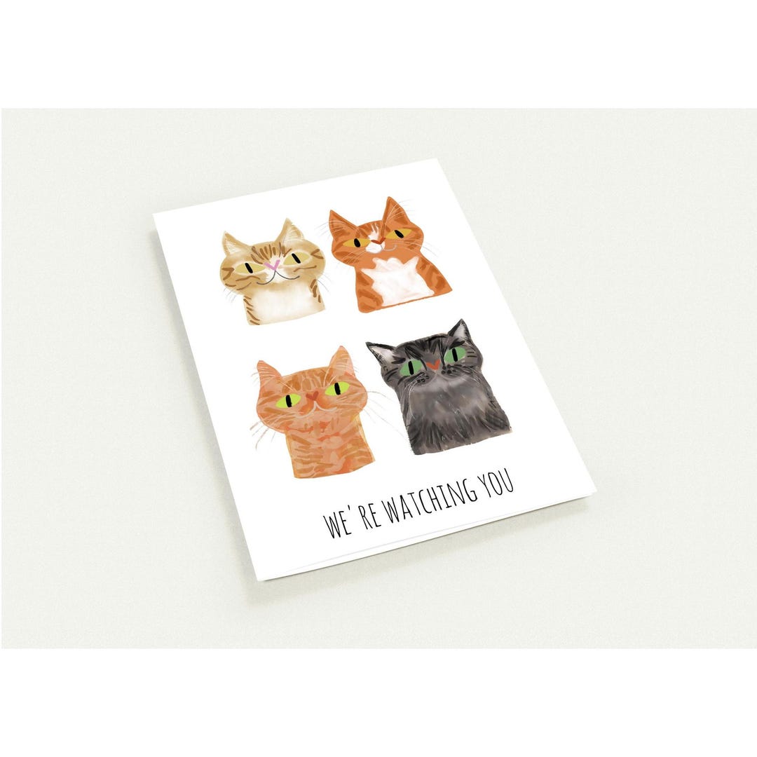 Sassy Cats Pack of 10 Greeting Cards (US & CA) - Etsy