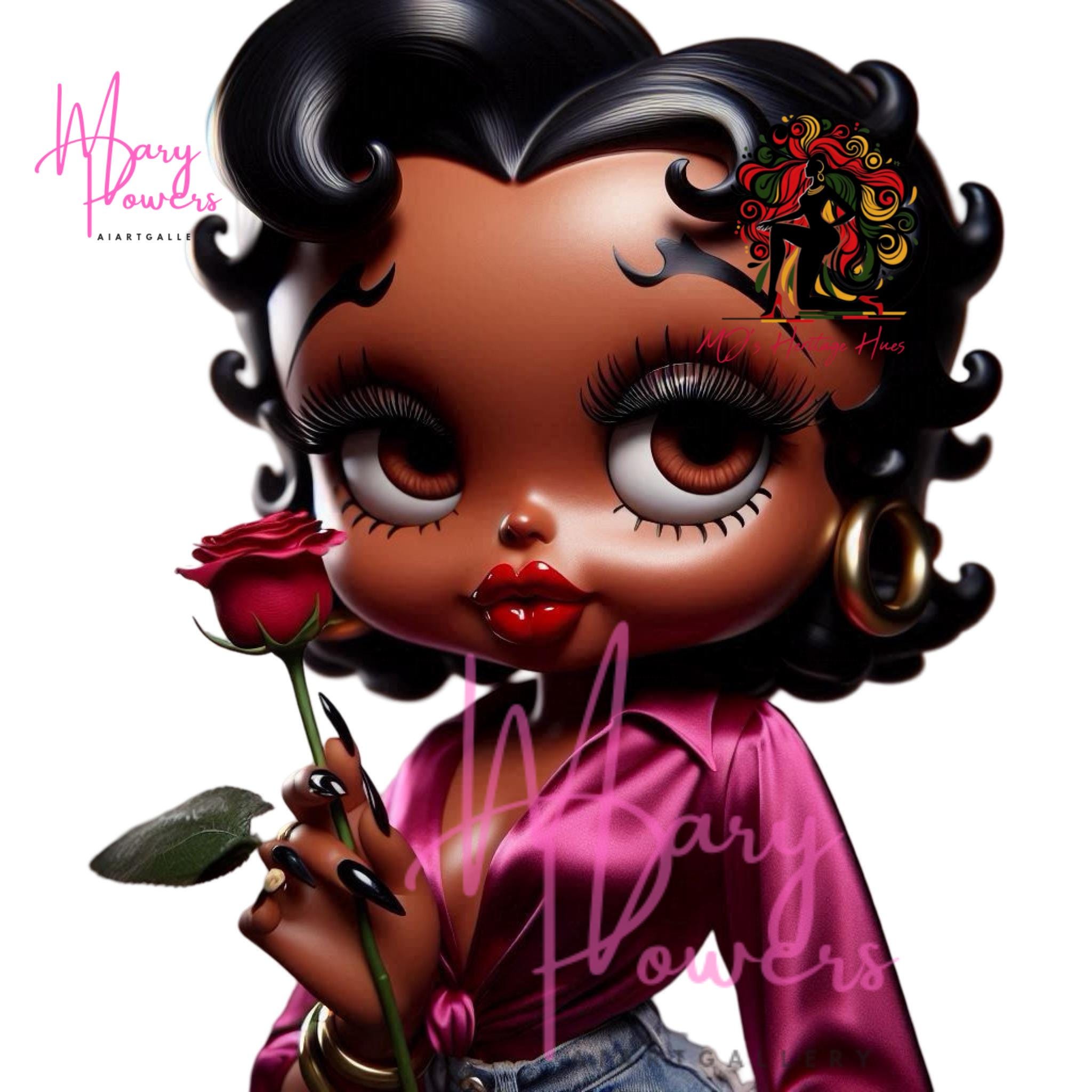 Black Betty Boop Bundle "empower Your Charm: Unleash the Bold and ...