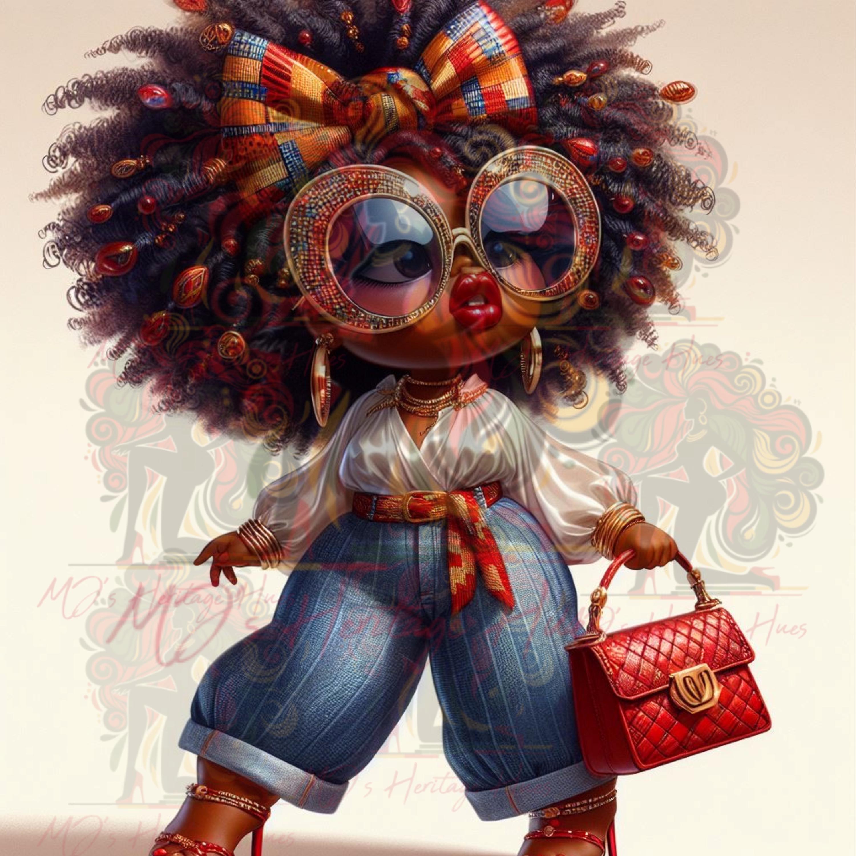 African American Chibi Bundle: Step Into Style" Celebrateyour Heritage ...