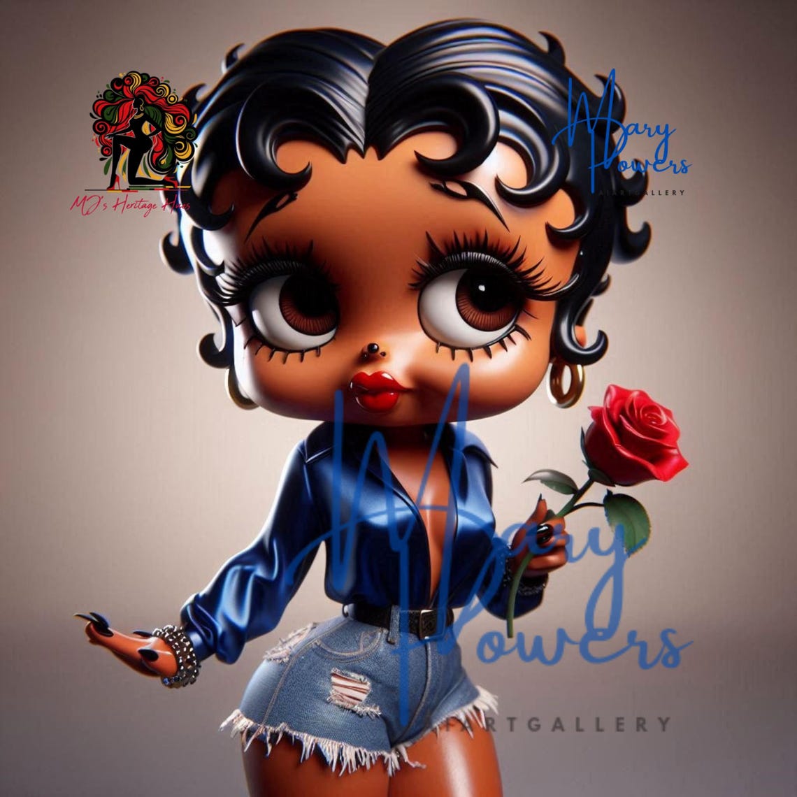 Black Betty Boop Bundle "empower Your Charm: Unleash the Bold and ...