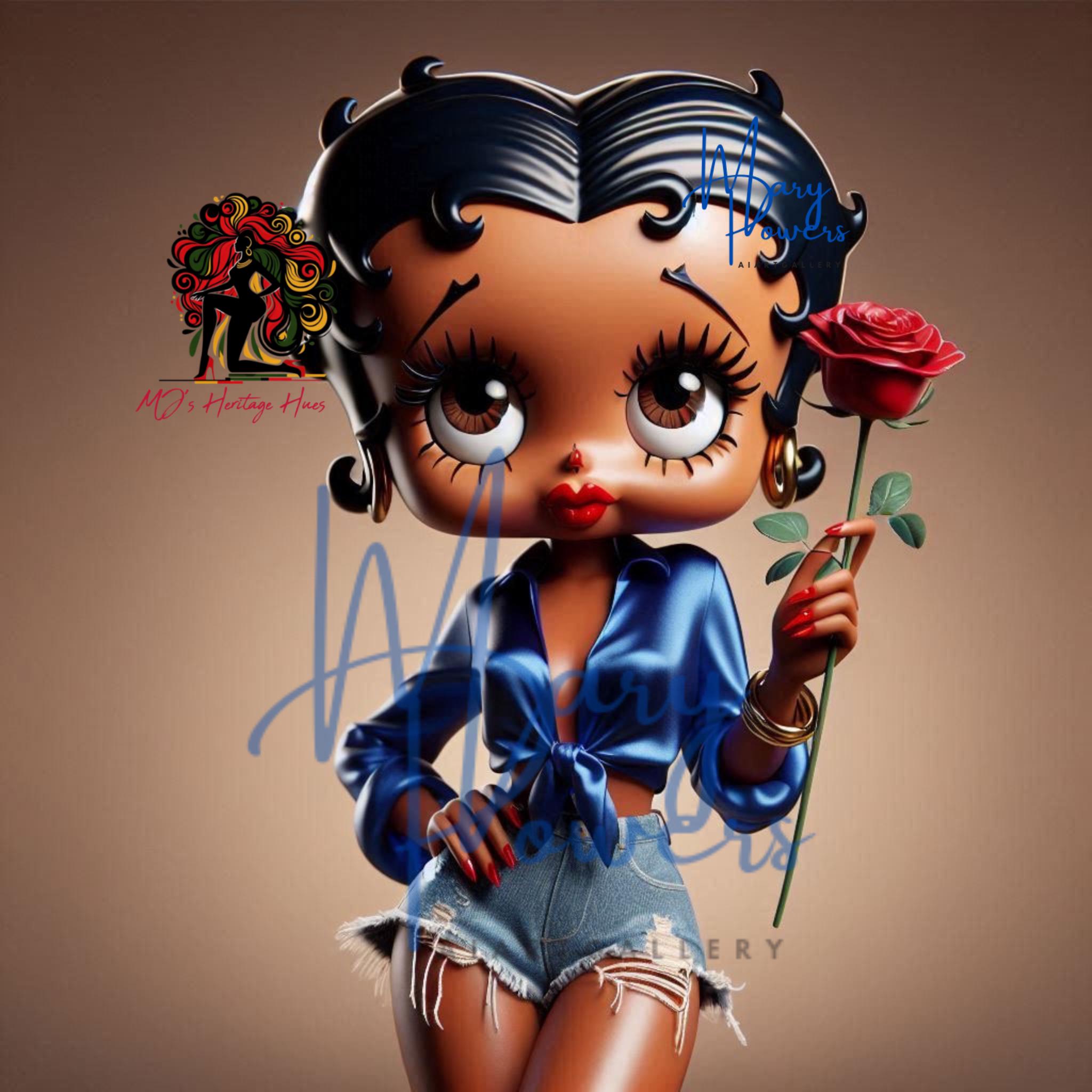 Black Betty Boop Bundle "empower Your Charm: Unleash the Bold and ...