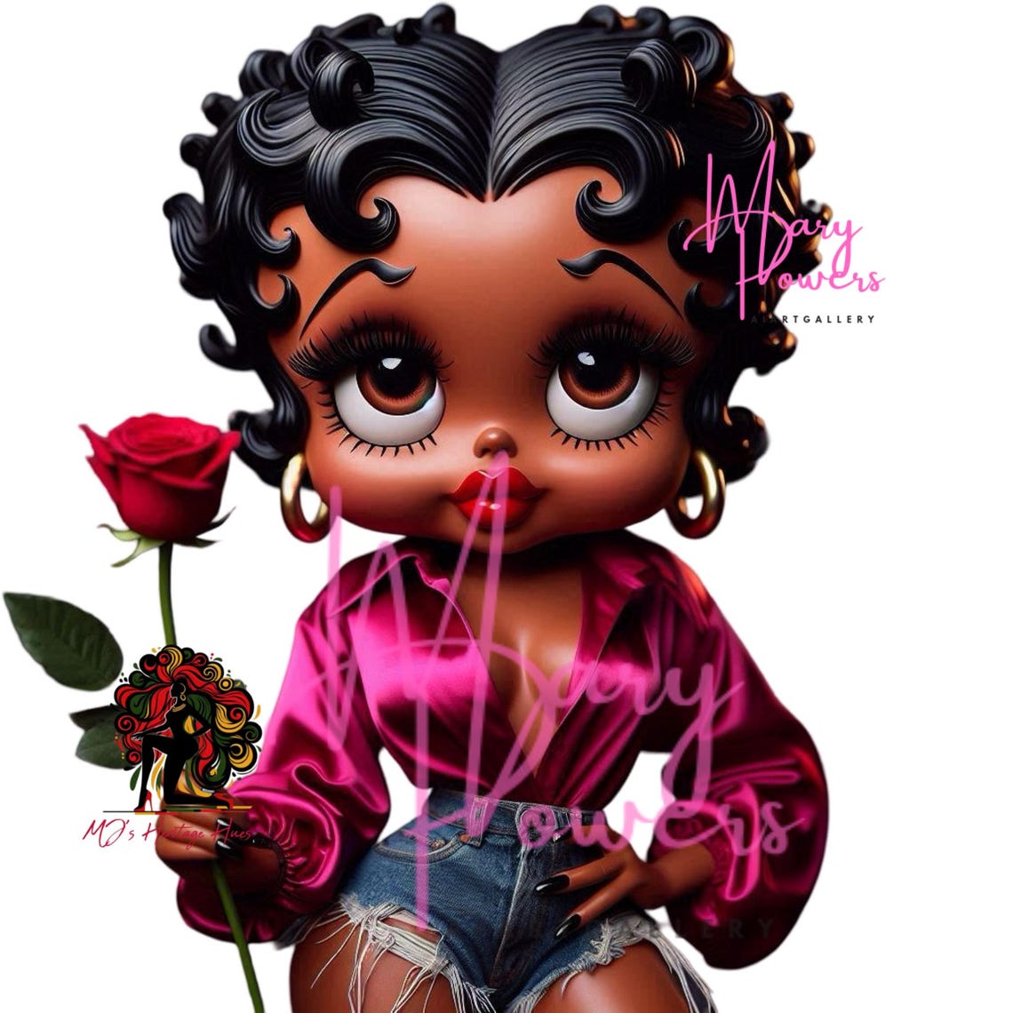 Black Betty Boop Bundle "empower Your Charm: Unleash the Bold and ...