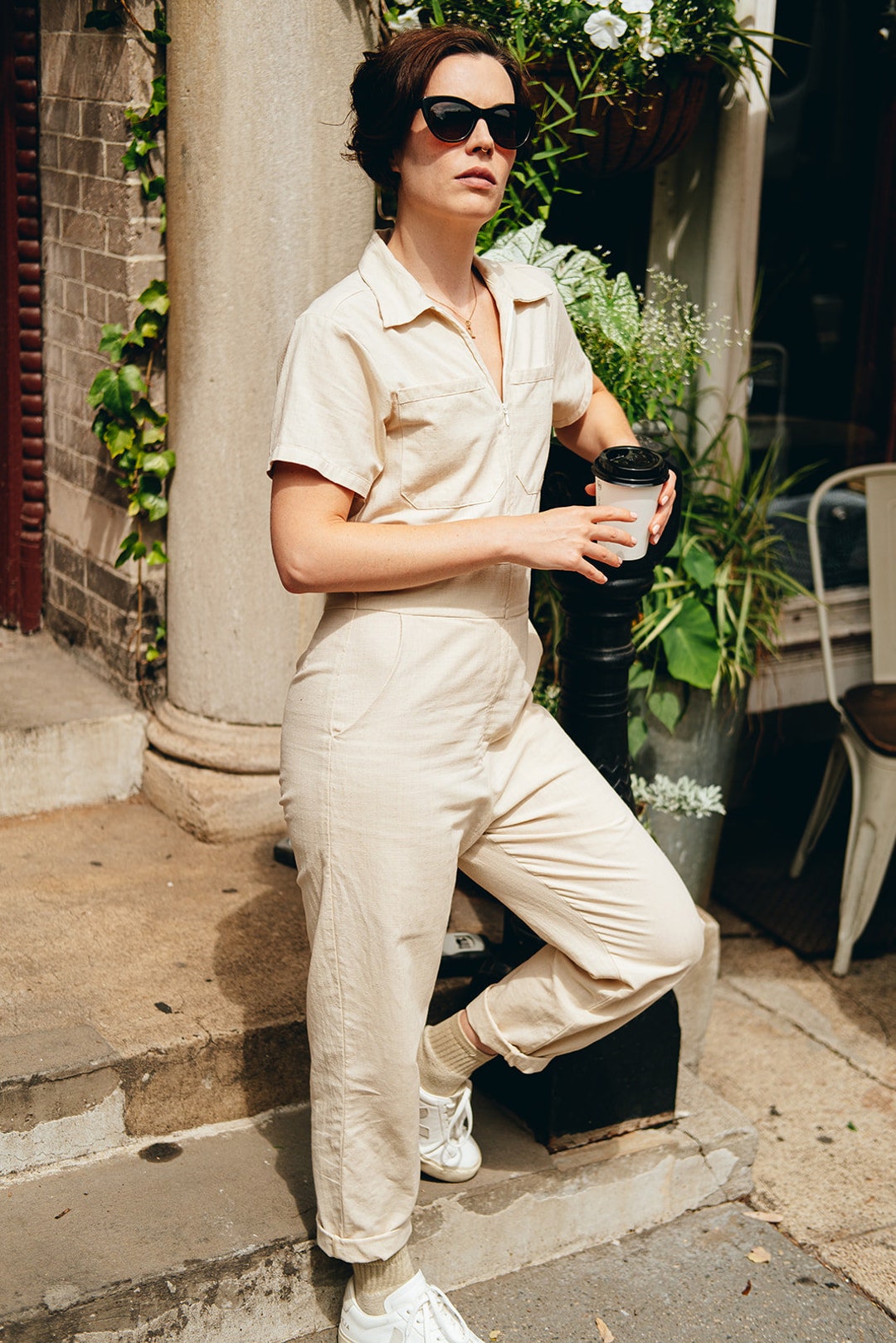 Relaxed Fit *custom* Organic Linen Jumpsuit, Sewn-to-order (gender ...