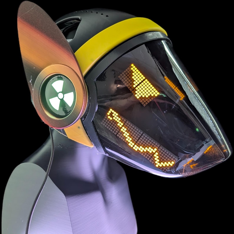 Protogen Head Protofrenz Cipher — LED Display, Boop Sensor, Talking ...