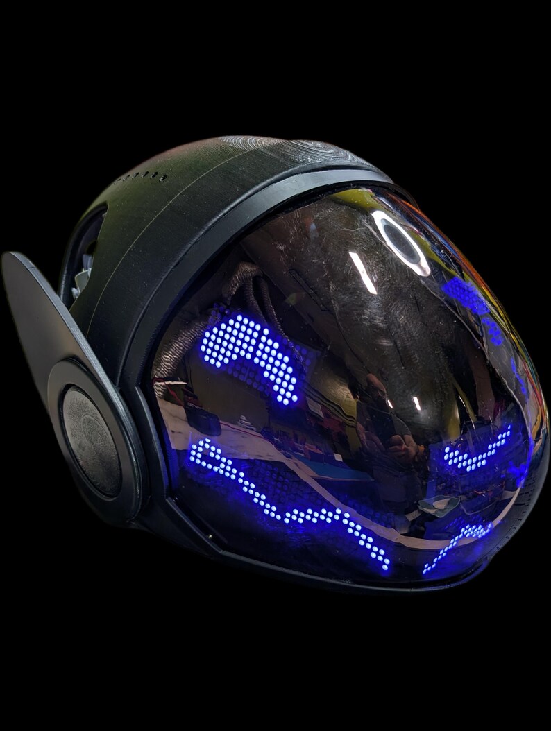 Protogen Head Protofrenz Iris — LED Display, Boop Sensor, Talking Mouth ...