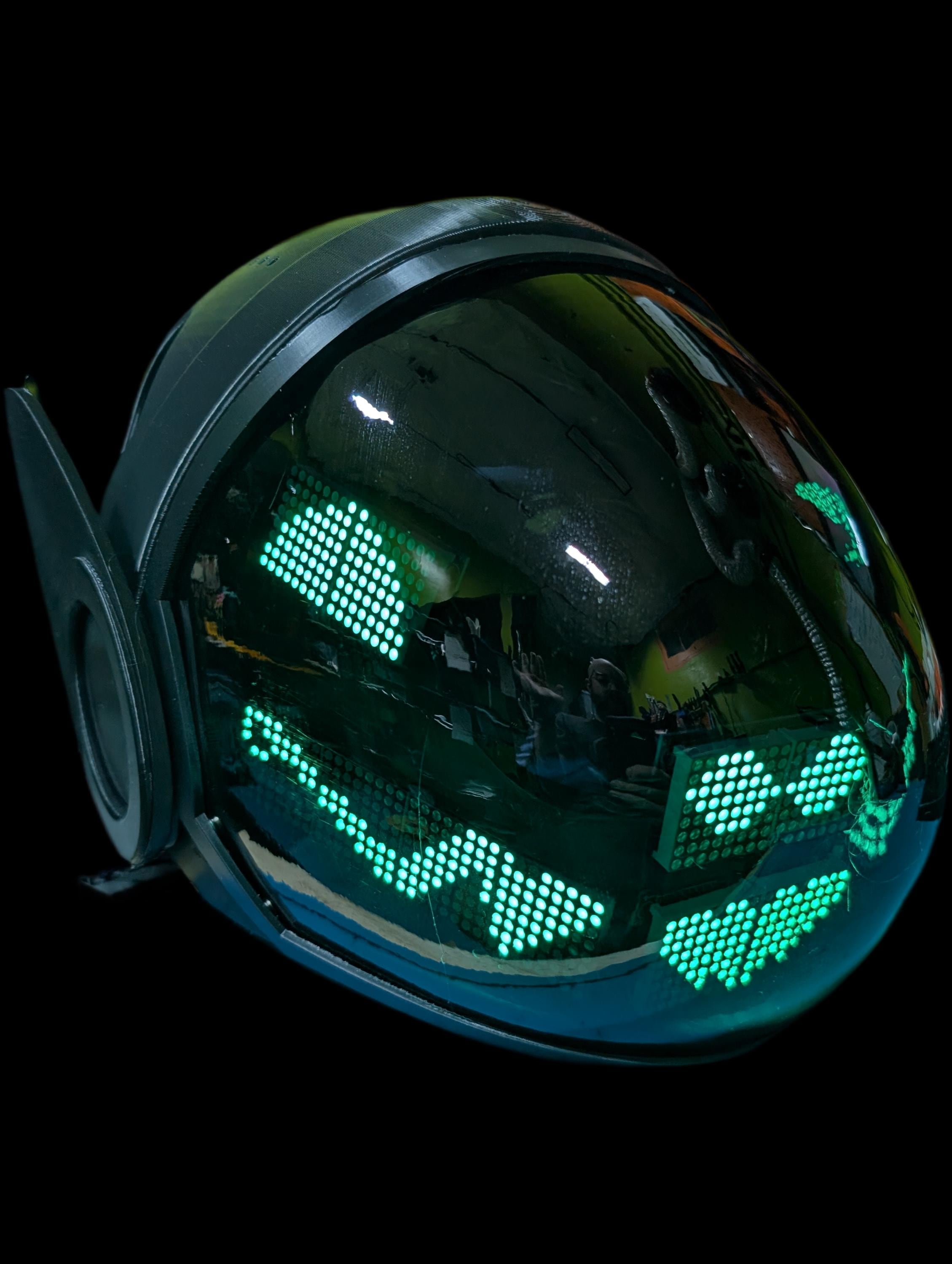 Protogen Head Protofrenz Iris — LED Display, Boop Sensor, Talking Mouth ...