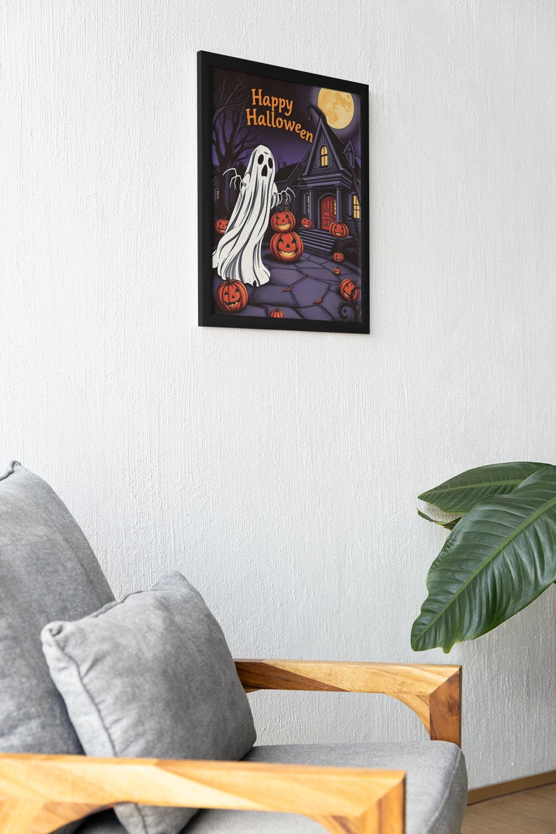 Happy Halloween -decorative Wall Print - Etsy