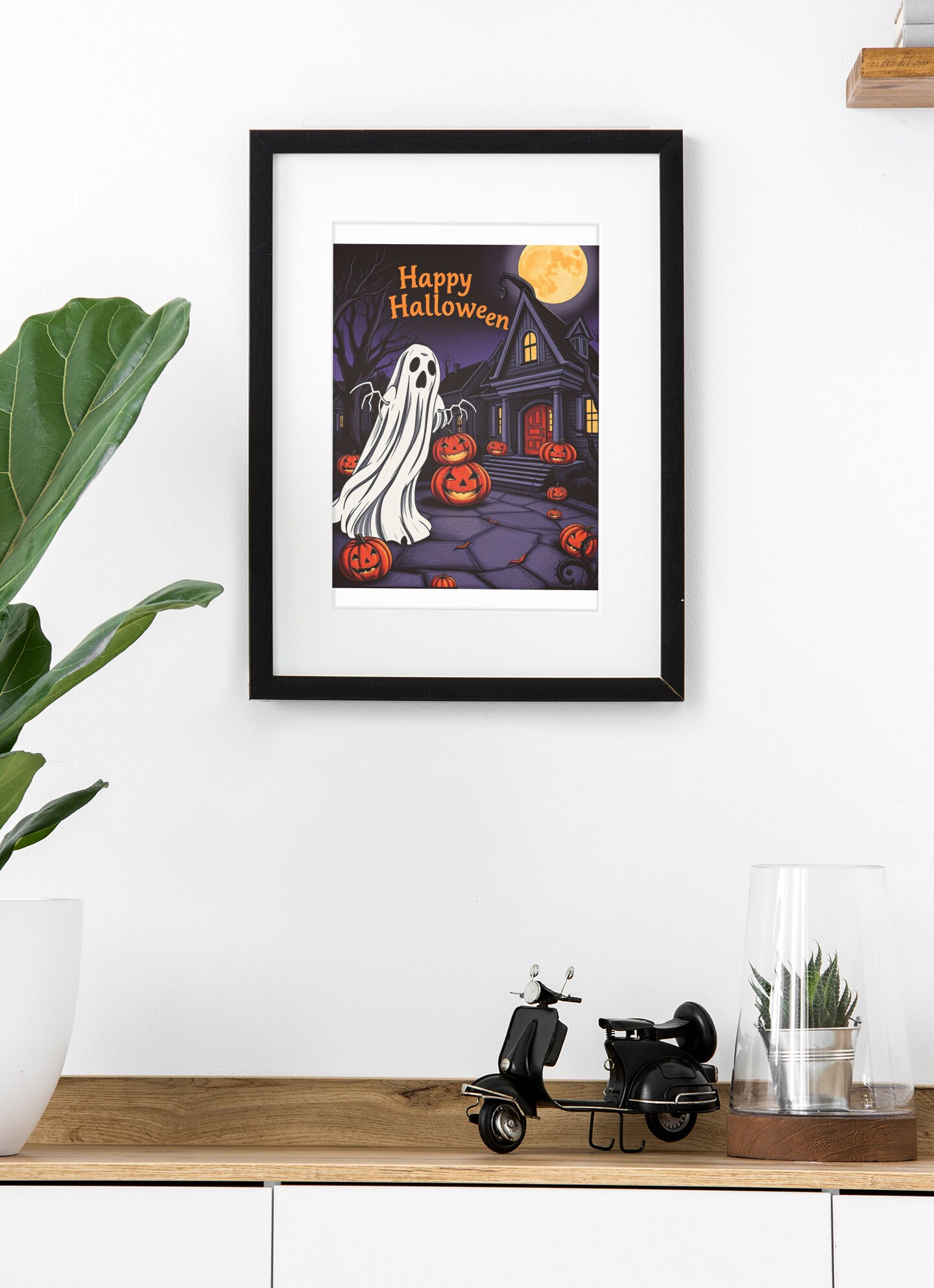 Happy Halloween -decorative Wall Print - Etsy